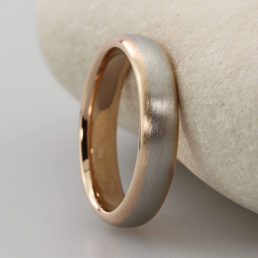 Mixed Metal Wedding Ring | Ethical Wedding Rings | J&E