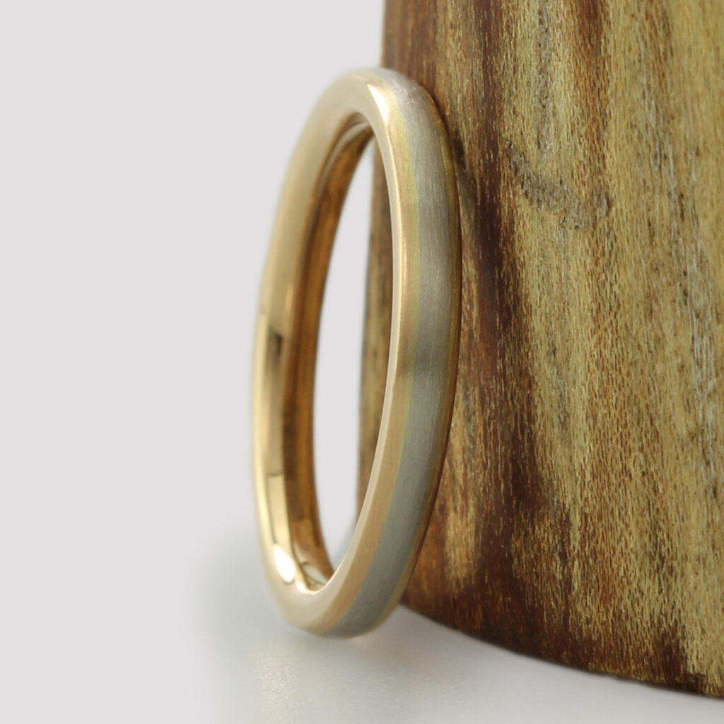 Mixed Metal Ring | Unique Wedding Rings | J&E